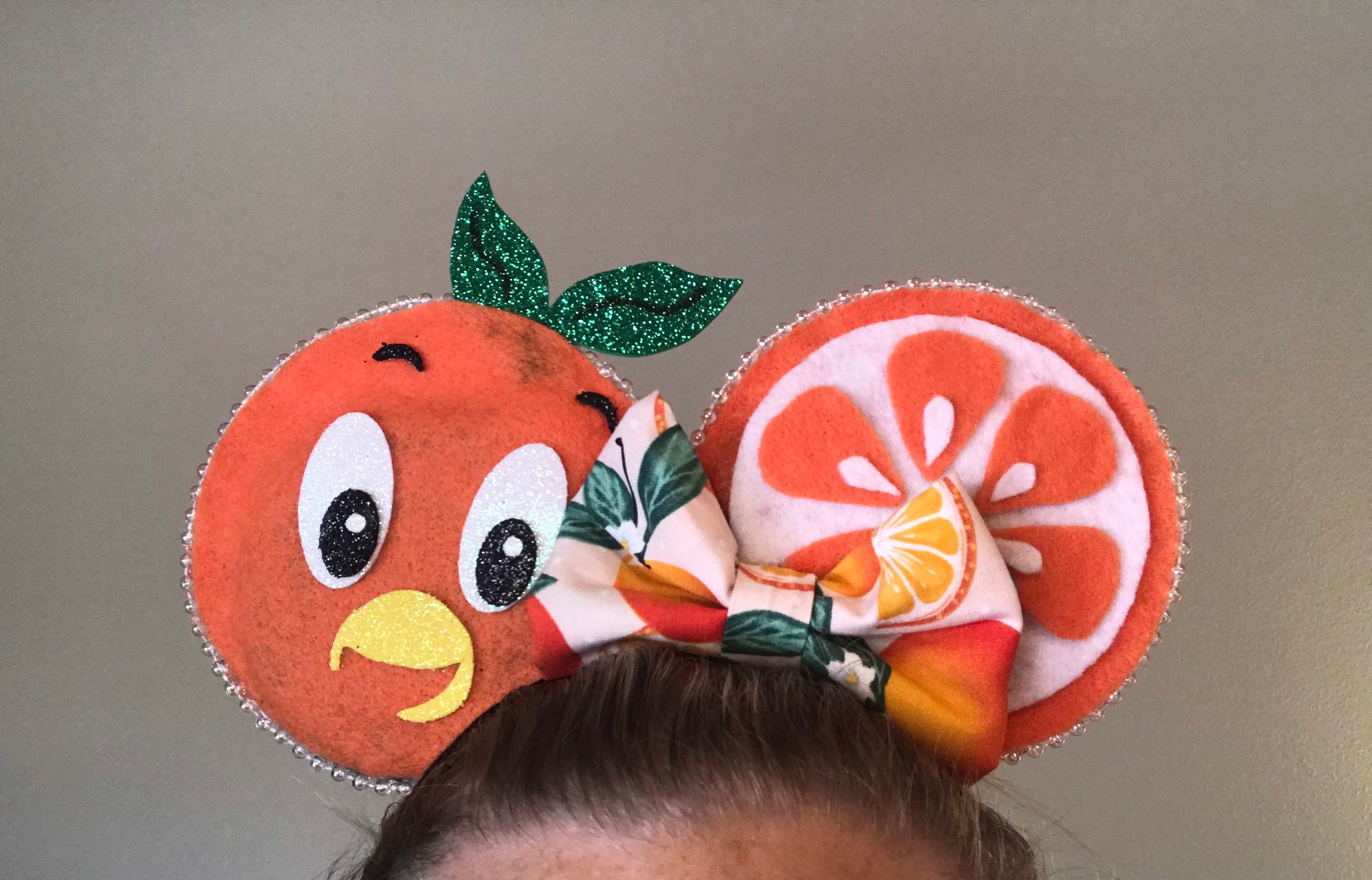 Orange Bird Ears Disney's Flower and Garden Festival - Etsy