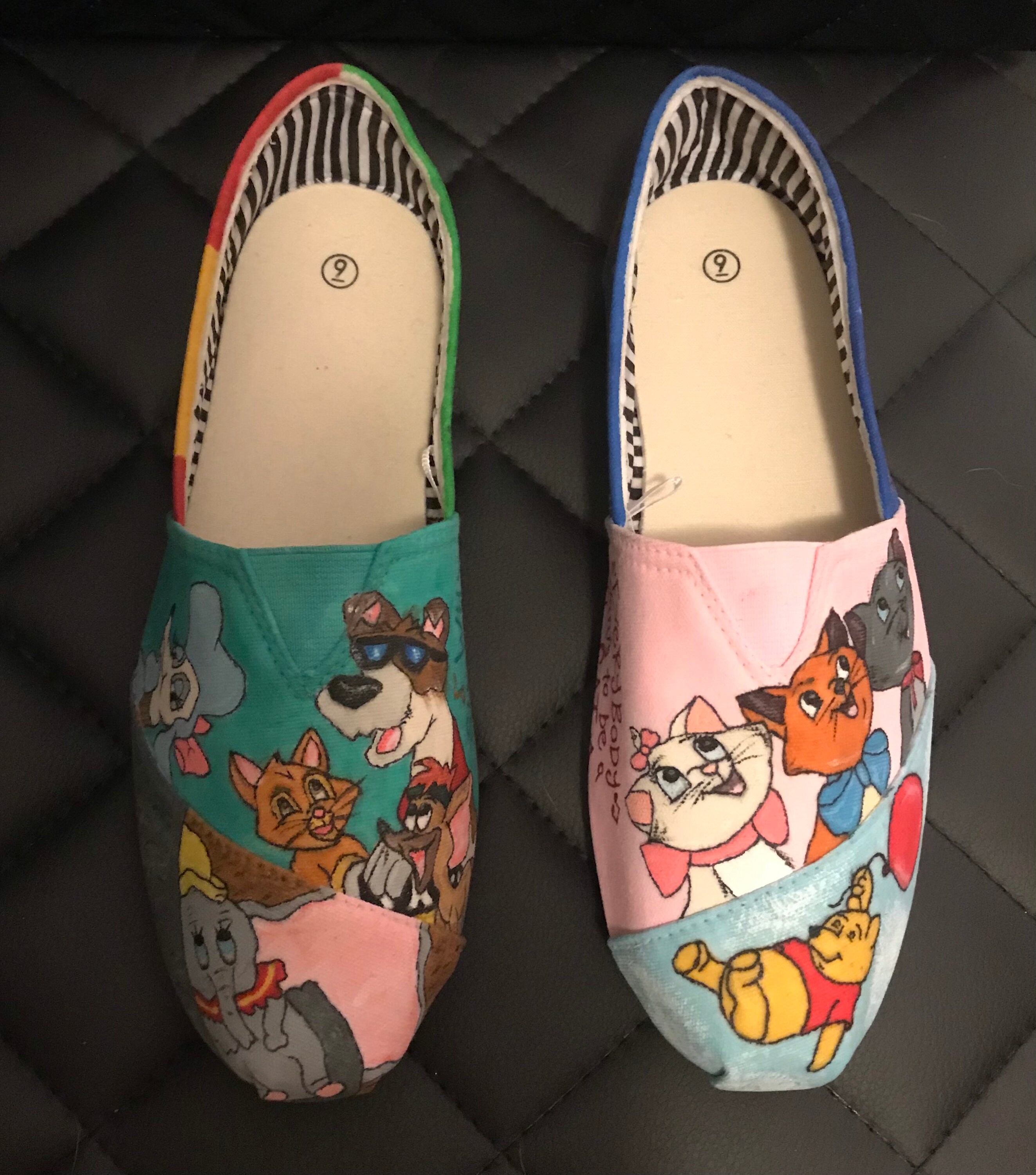 Disney Custom Handpainted Shoes Custom Disney Shoes | Etsy