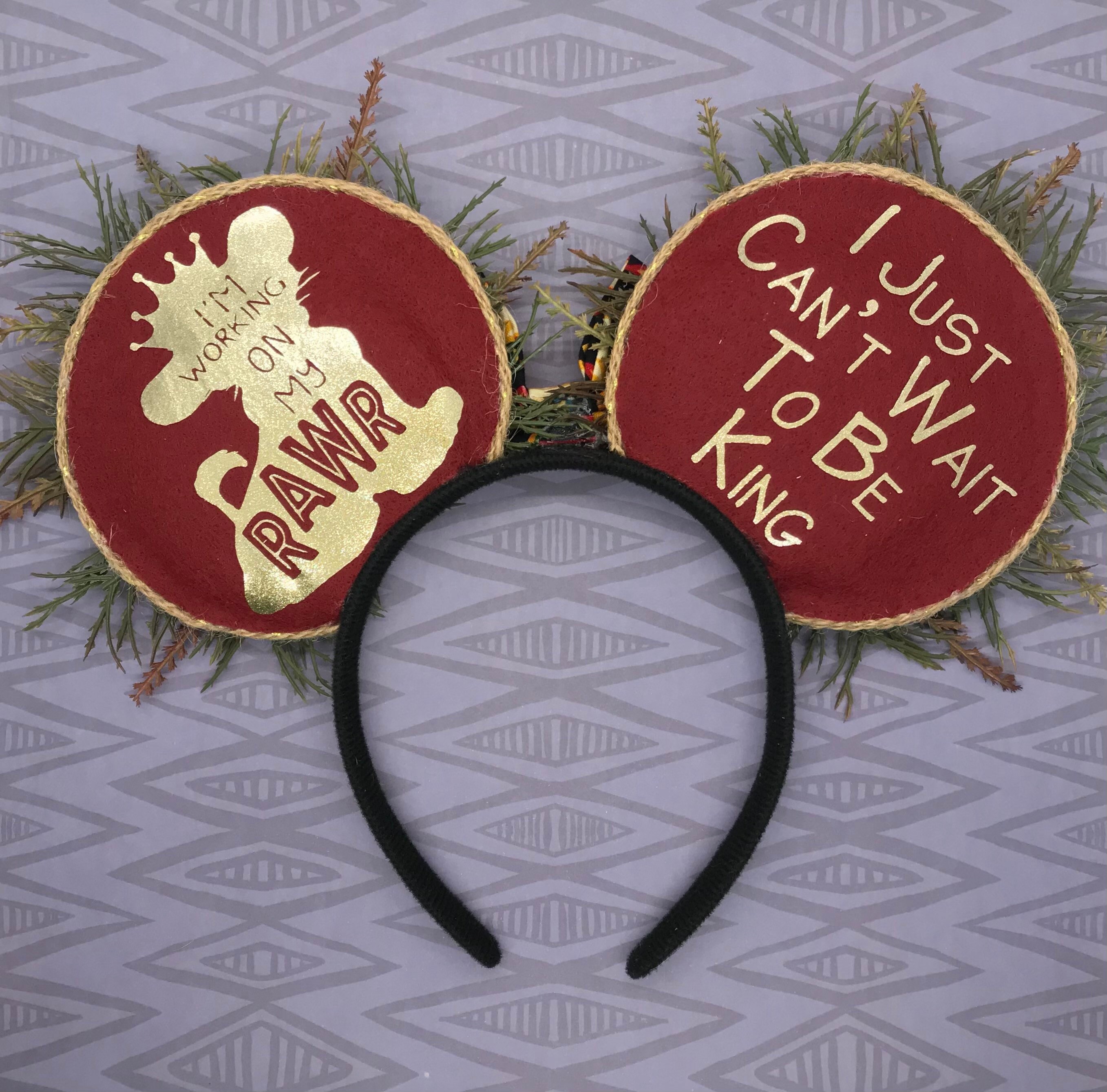 King Simba Ears Lion King Inspired Disney Ears Simba | Etsy