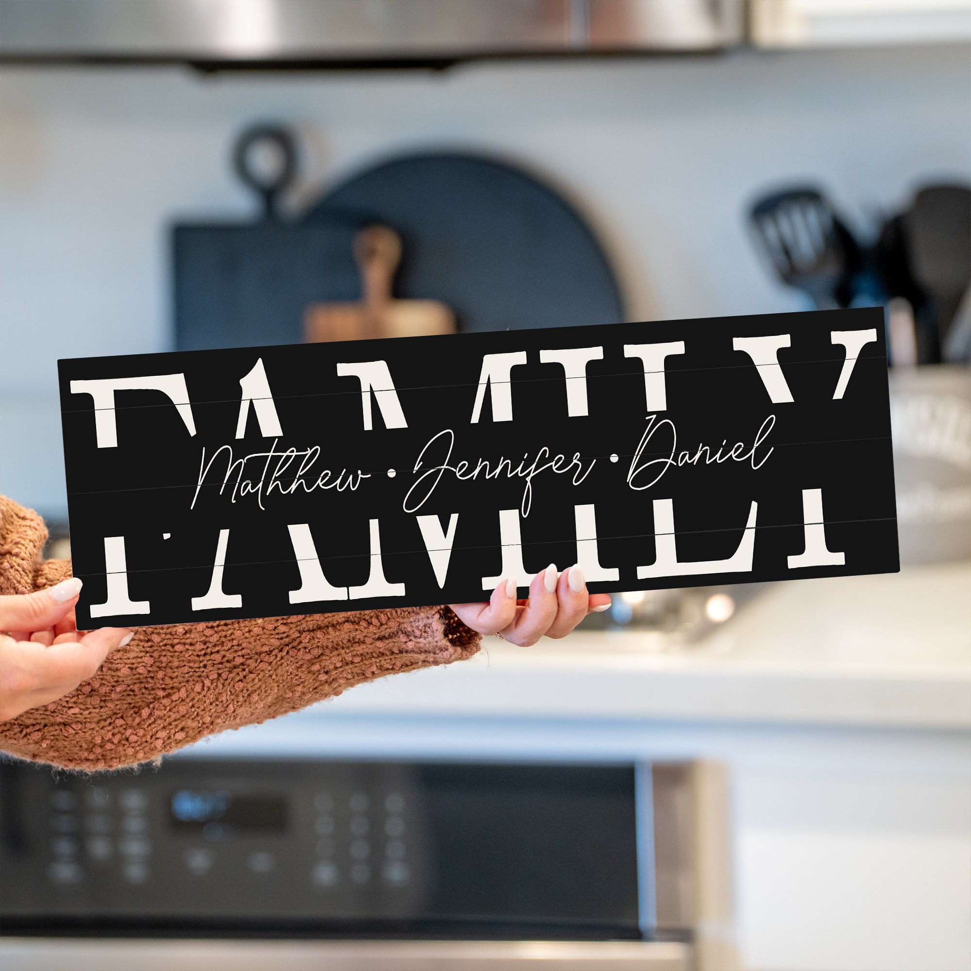 Family Name Sign, Family Sign, Gift for Family, Personalized Gift for ...