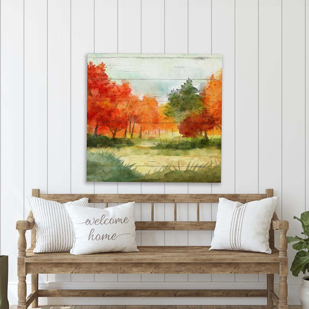 Autumn Decor, Fall Home Decor, Wood Sign, Fall Sign, Fall Landscape ...
