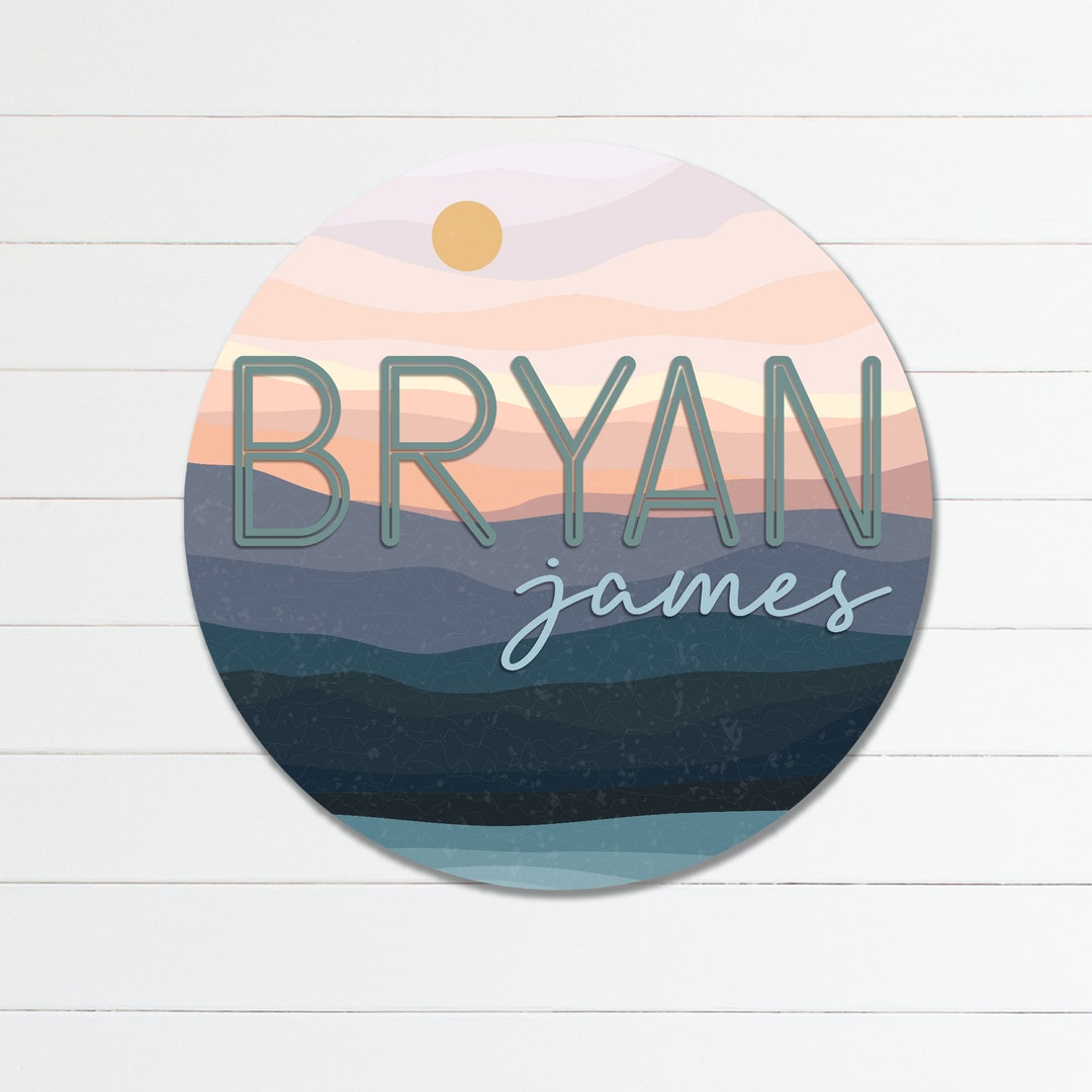 Customized Baby Name Sign, Custom Baby Plaque for Shower Gift ...