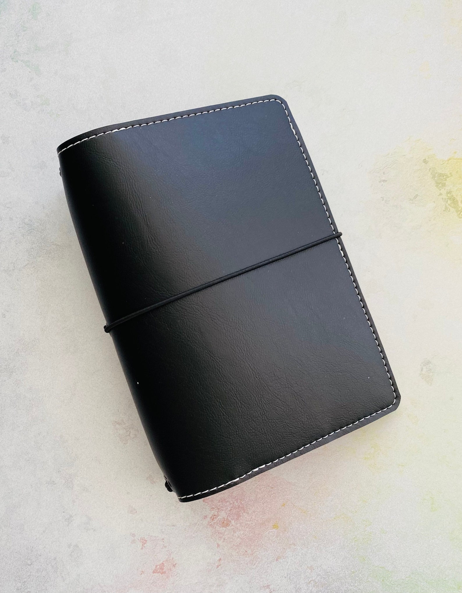 All Black Planner Cover. Mini Happy Planner Cover. Travelers - Etsy