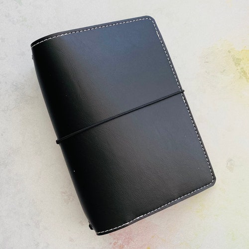 All Black Planner Cover. Mini Happy Planner Cover. Travelers - Etsy