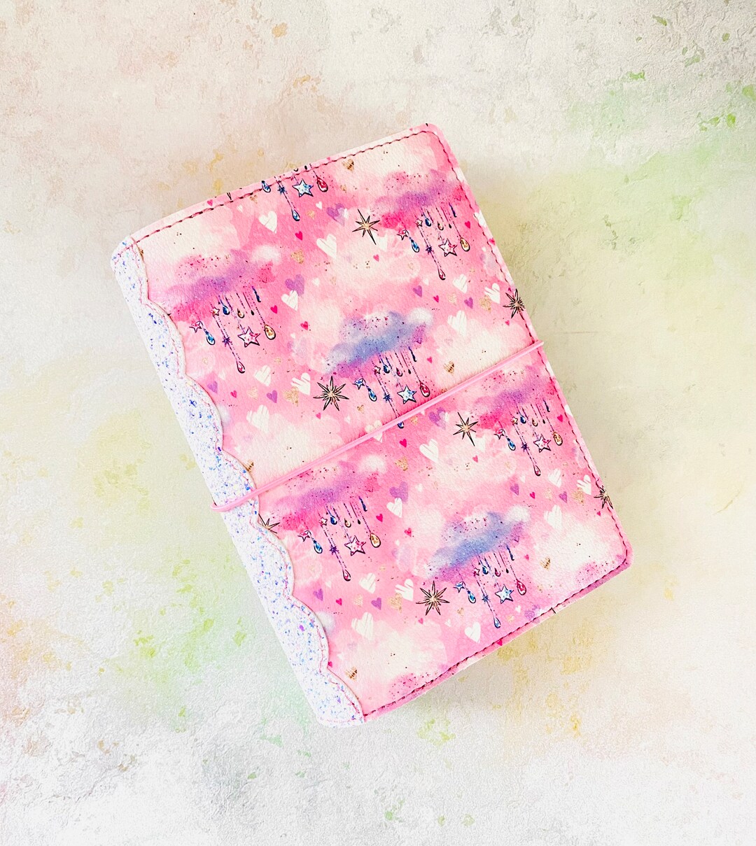 Handmade Faux Leather Planner Cover. Handmade Planner Cover. Vegan ...