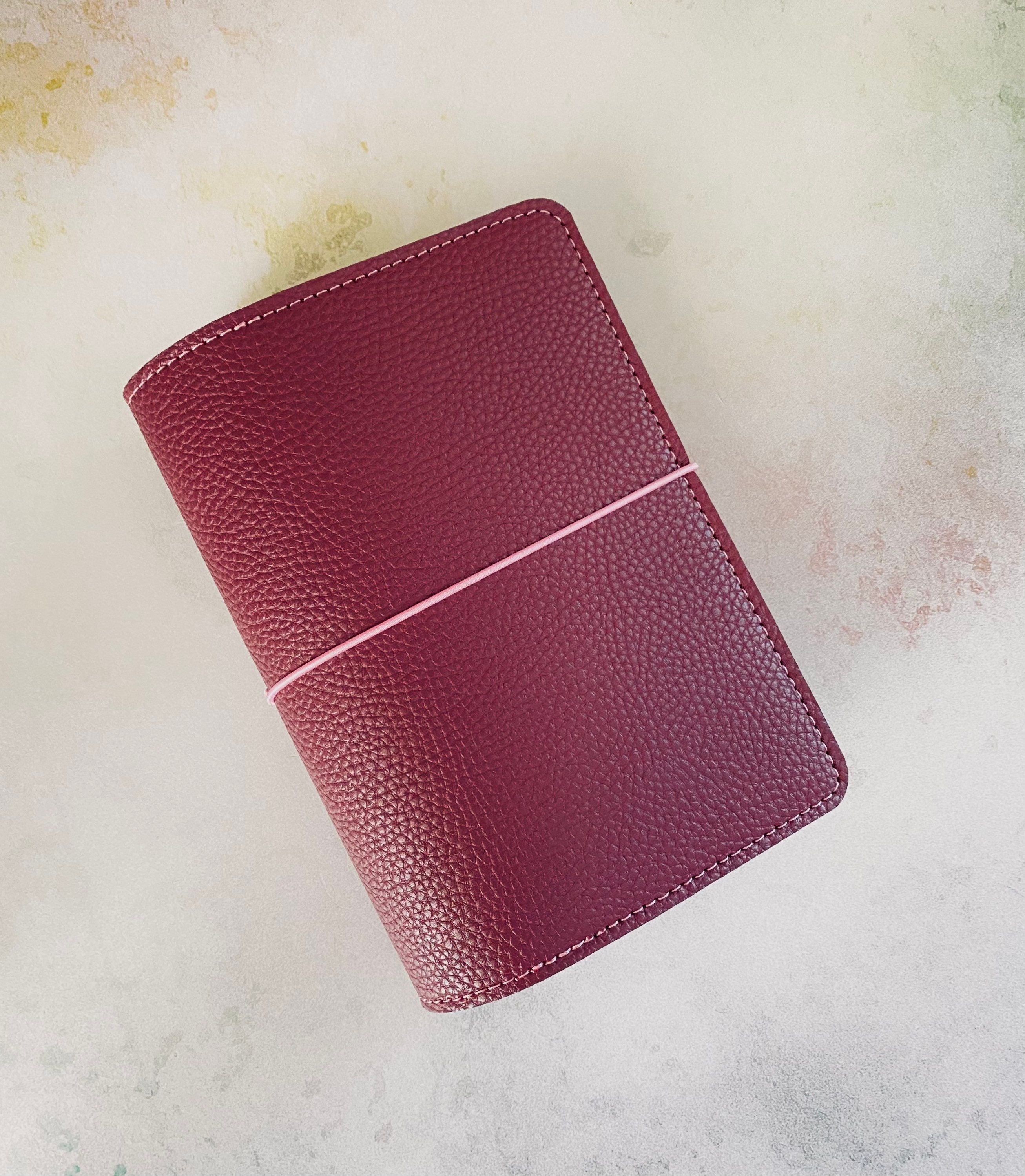 Handmade Textured Faux Leather Planner Cover. Travelers - Etsy