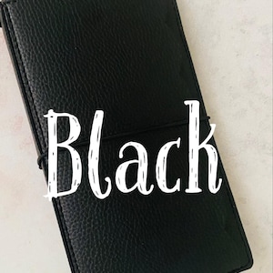 Handmade Textured Faux Leather Planner Cover. Traveler’s Notebook Cover ...