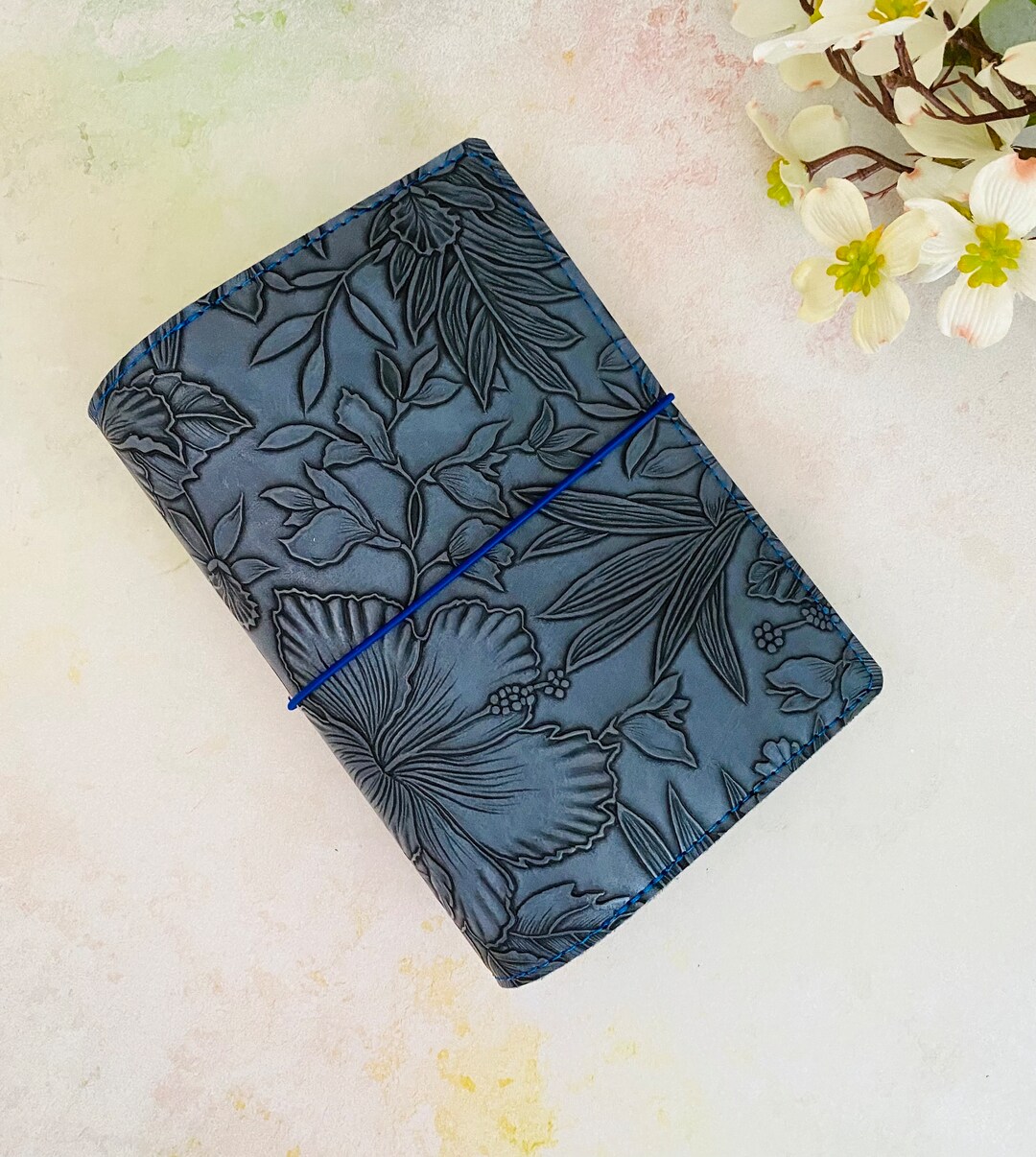 Handmade Faux Leather Planner Cover. Embossed Faux Leather Planner ...