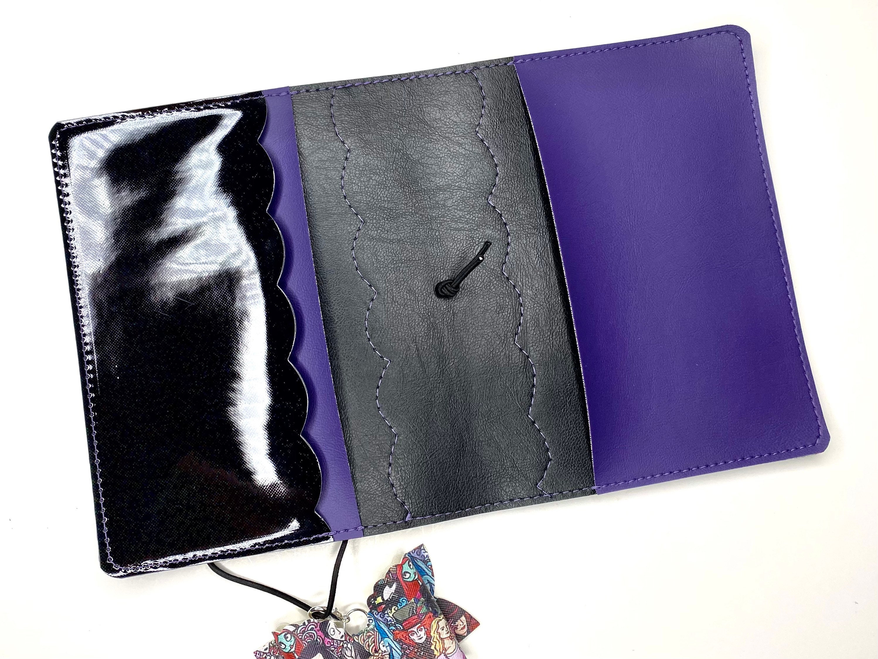 Handmade purple faux leather planner cover. Different sizes | Etsy