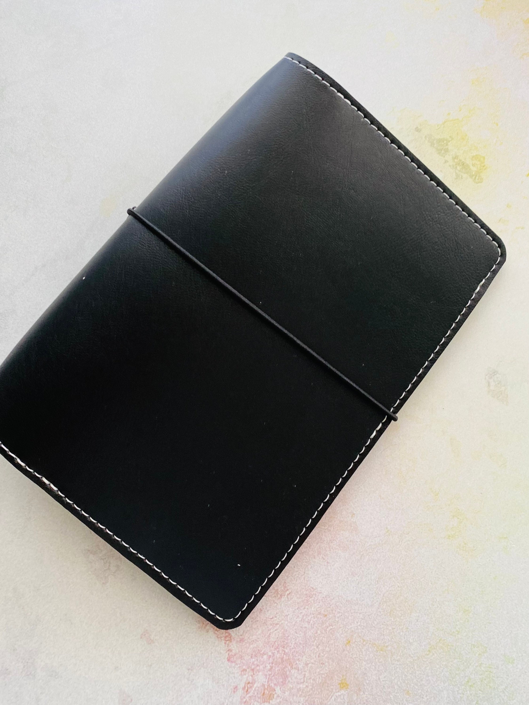 All Black Planner Cover. Mini Happy Planner Cover. Travelers - Etsy