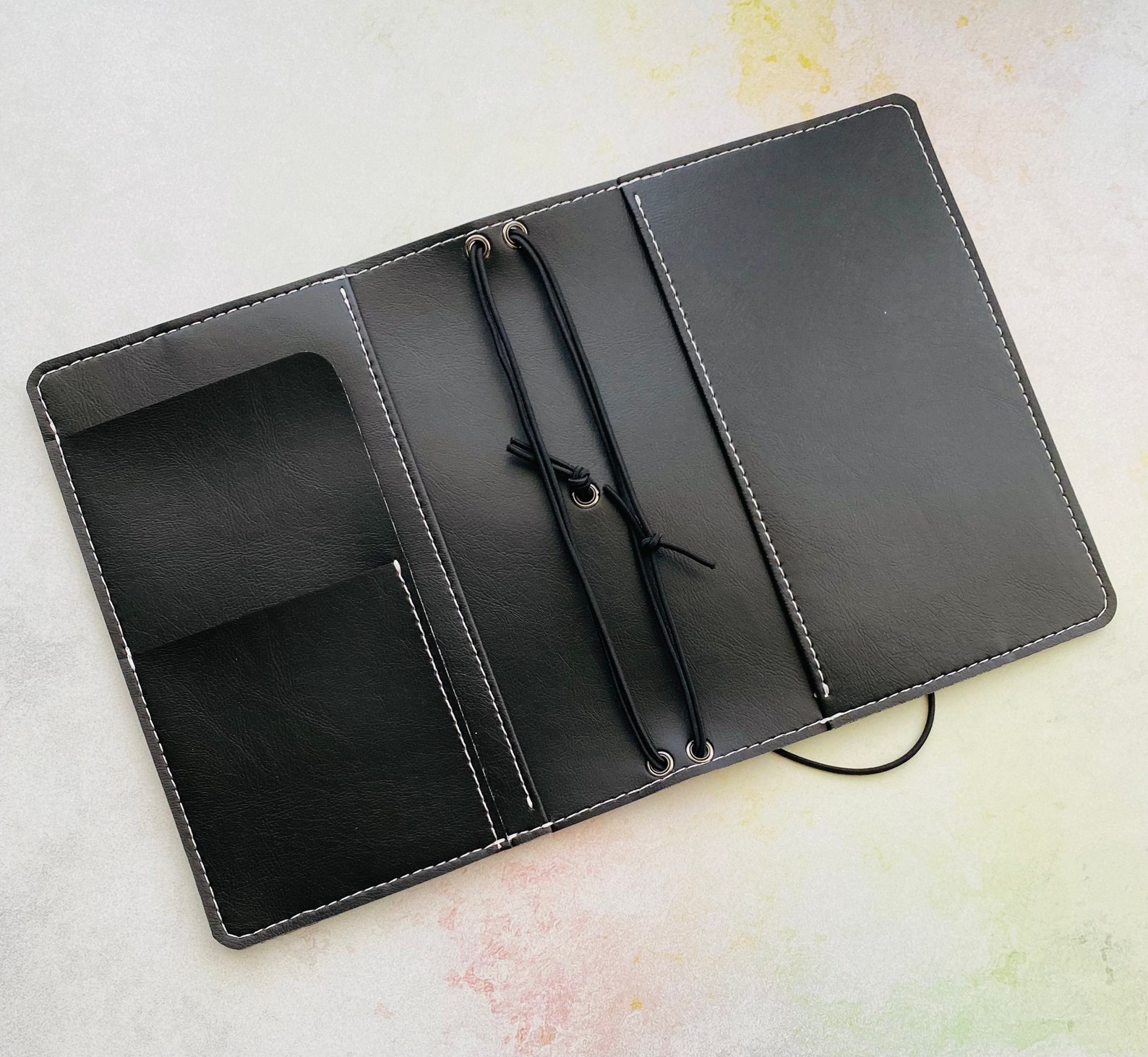 All Black Planner Cover. Mini Happy Planner Cover. Travelers - Etsy