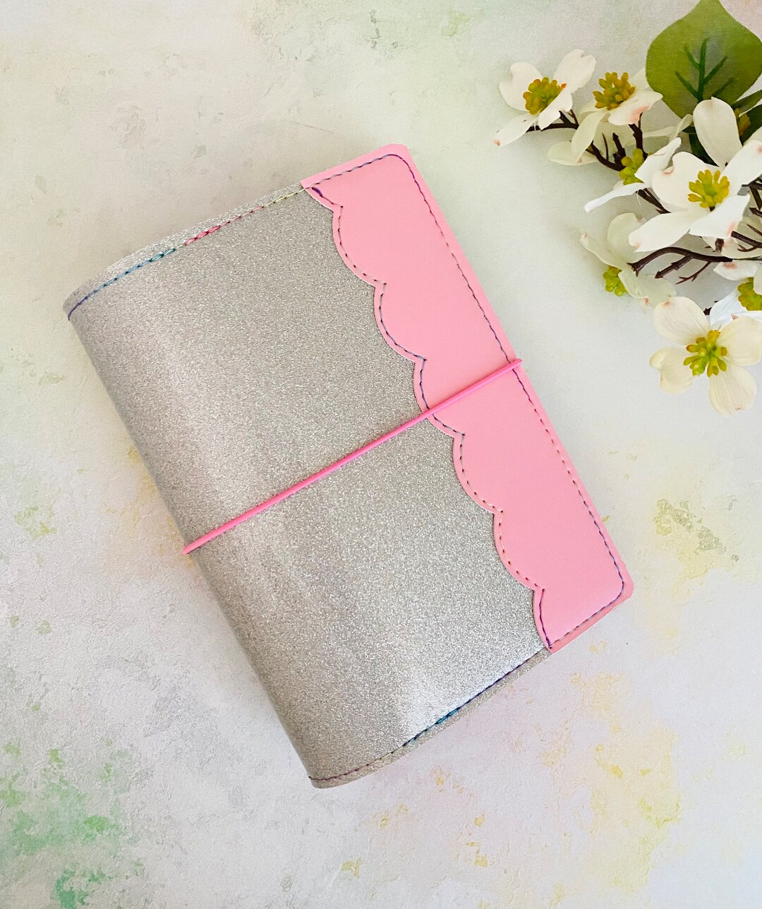 Handmade Faux Leather Planner Cover. Travelers Notebook Planner Cover ...