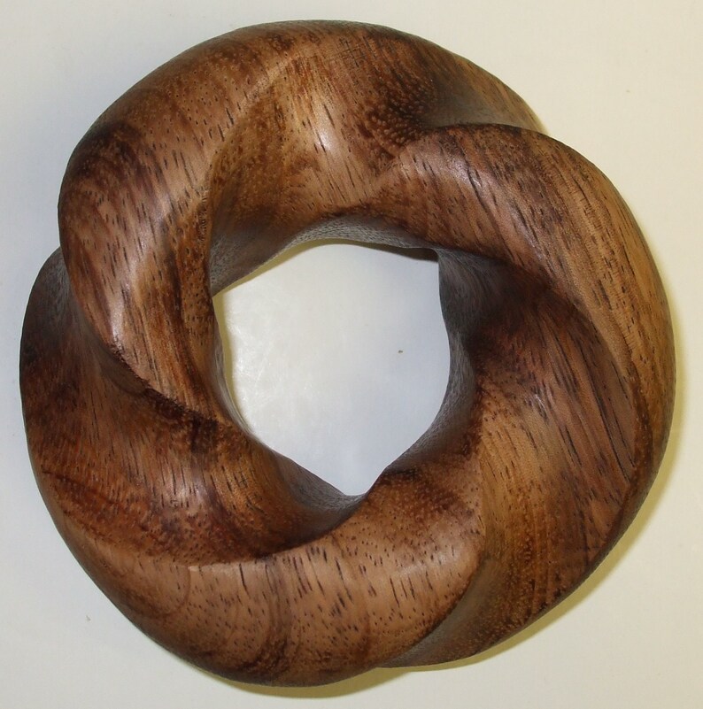 Carved Torus Knots in Wood and Stone - Etsy