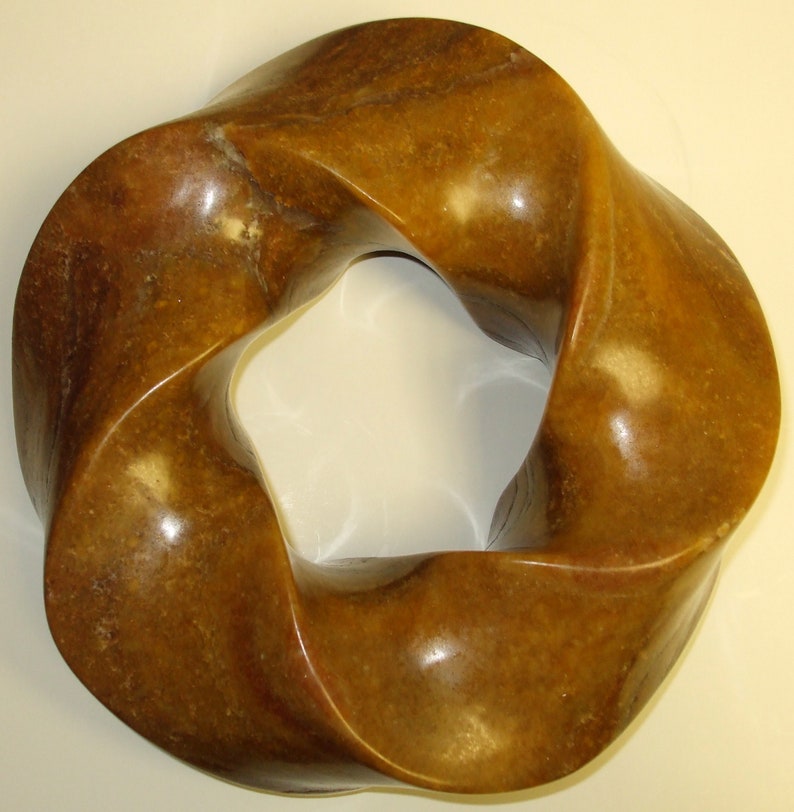 Carved Torus Knots in Wood and Stone - Etsy
