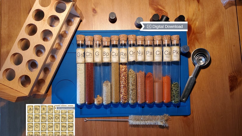 Test Tube Spice Labels - Science is Magic! at Momo's Laboratory ...