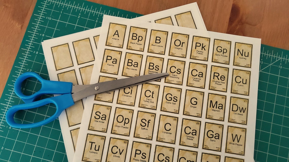 Test Tube Spice Labels - Science is Magic! at Momo's Laboratory ...