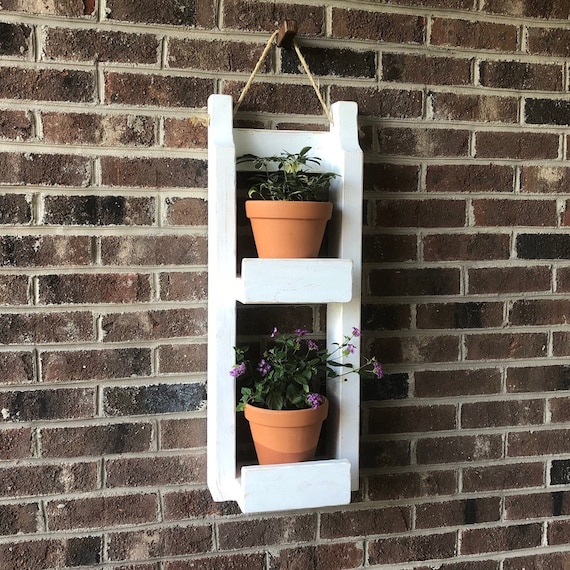 Wall Planter / Planter Shelf / Porch and Patio Decor / Hanging | Etsy