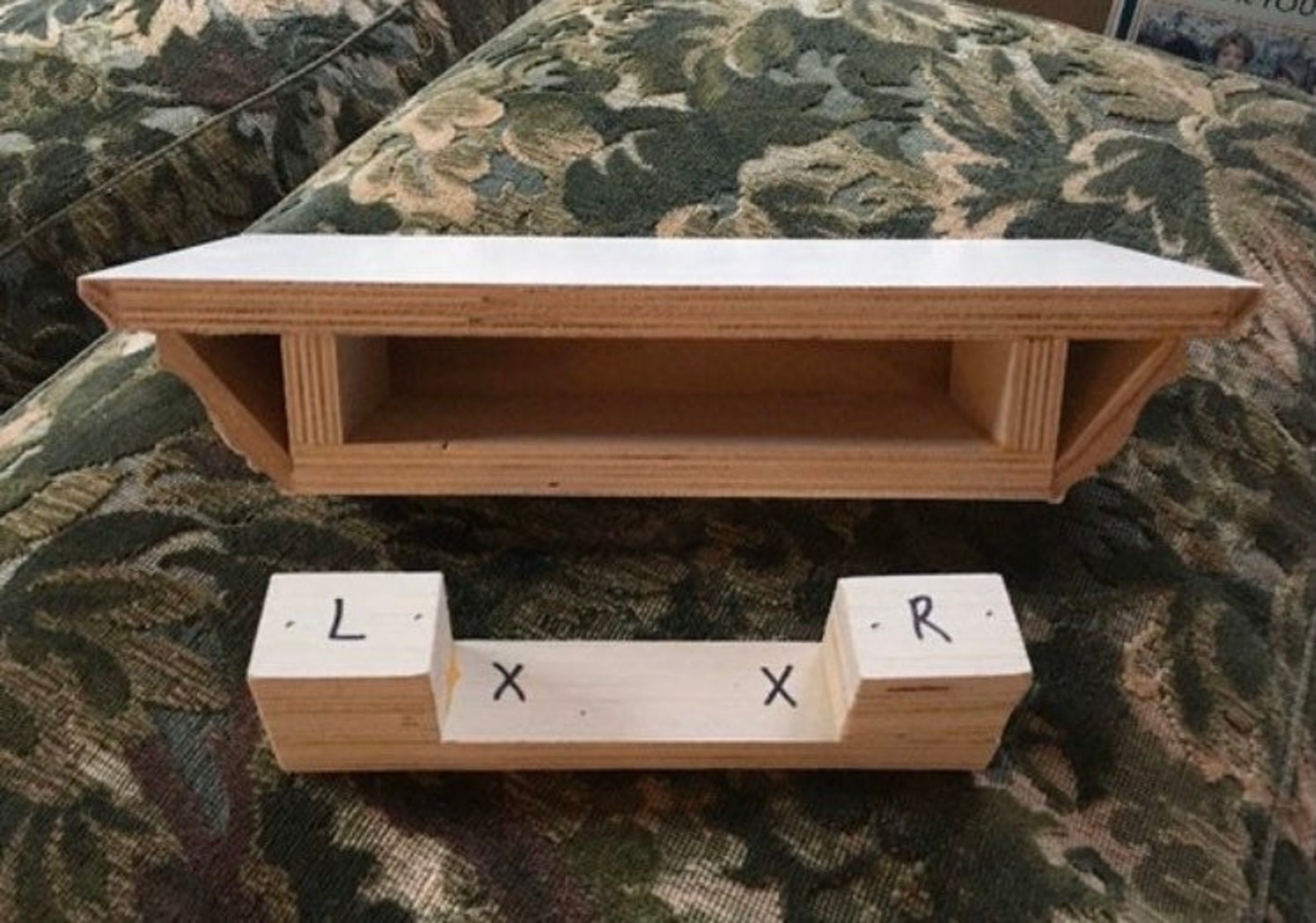 Shelf With Lip / Crown Molding Shelf With Lip / Floating Shelf With Lip ...