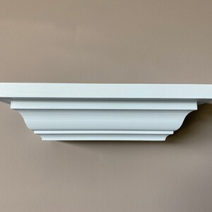 Crown Molding Shelf / Custom Color Crown Molding Shelves / Floating ...