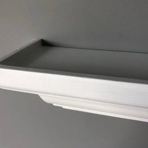 Shelf With Lip / Crown Molding Shelf With Lip / Floating Shelf With Lip ...