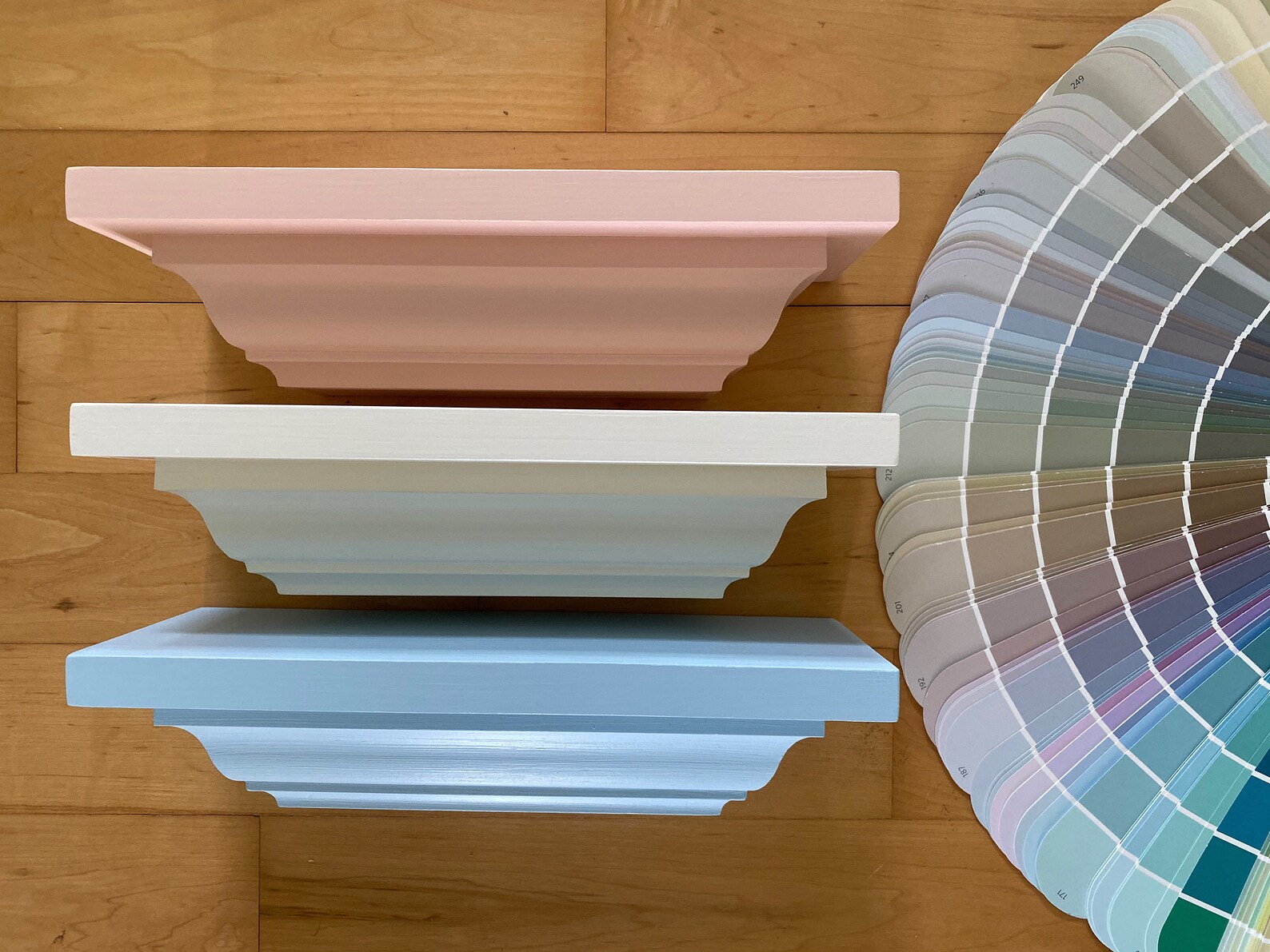 Custom Color Floating Shelf / Crown Molding Shelf / Kitchen Shelf ...
