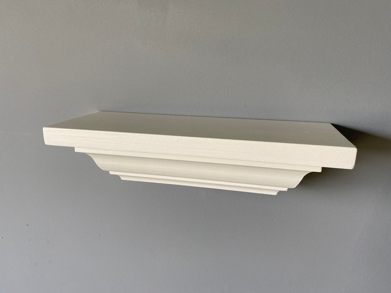 Crown Molding Shelf / Custom Color Crown Molding Shelves / Floating ...