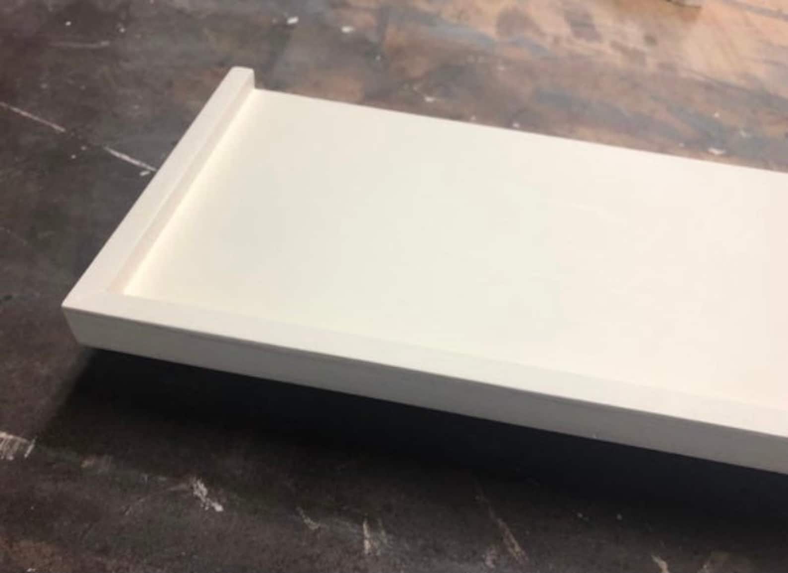 Shelf With Lip / Crown Molding Shelf With Lip / Floating Shelf With Lip ...