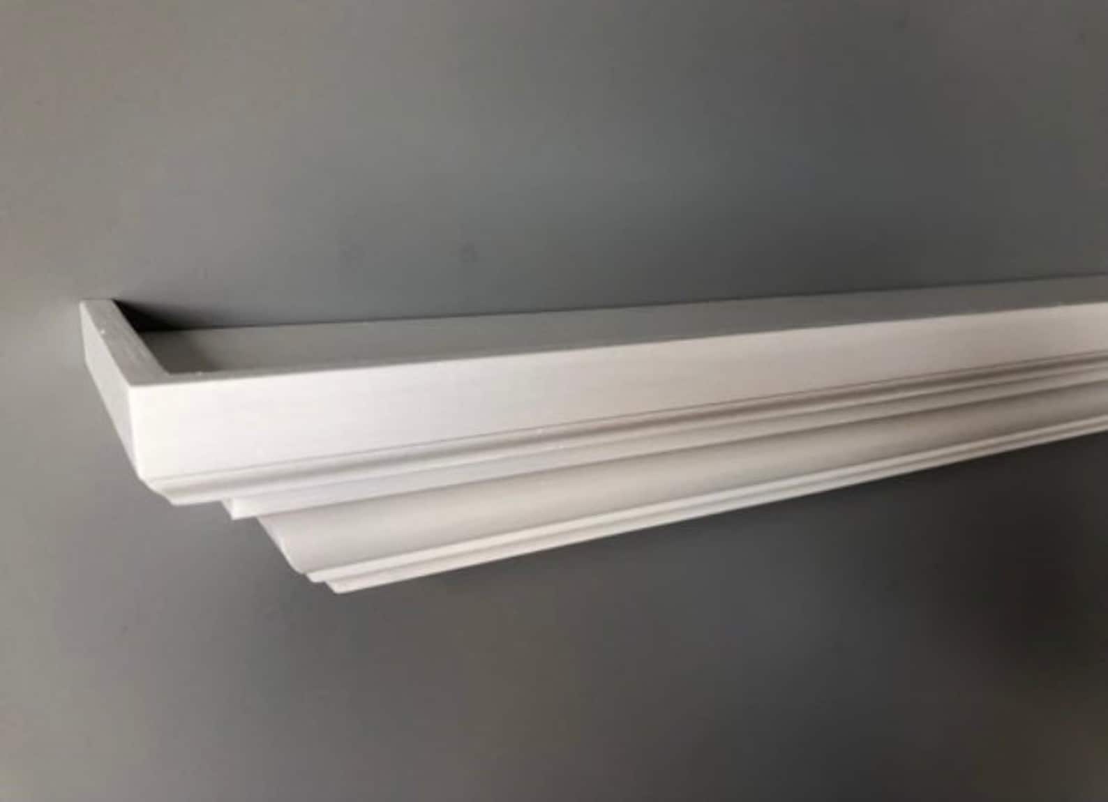 Shelf With Lip / Crown Molding Shelf With Lip / Floating Shelf With Lip ...