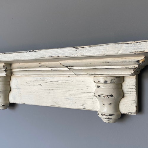 French Country Shelf / Distressed Floating Shelf / Kitchen - Etsy