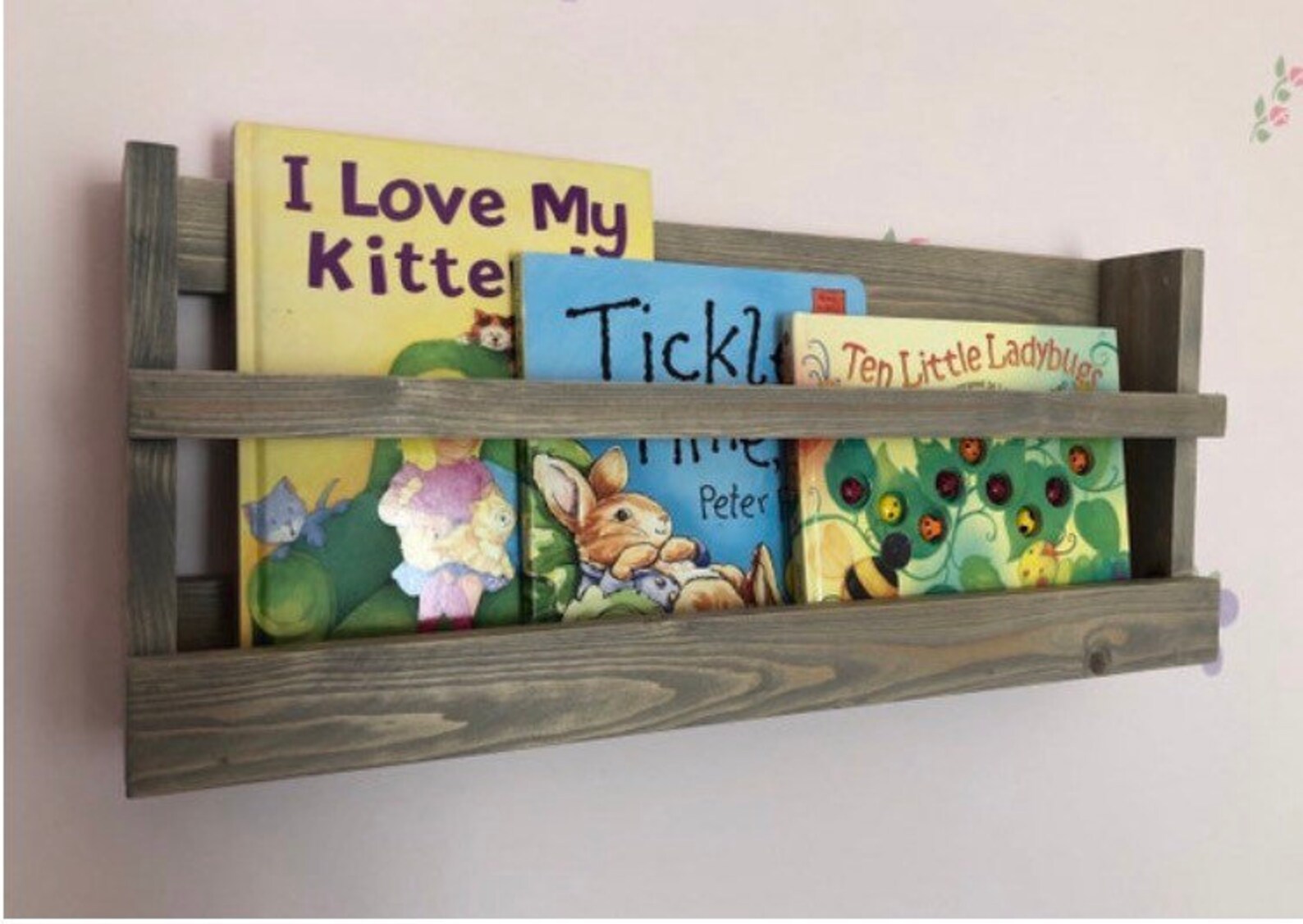 Childrens Book Shelf Nursery Decor Book Rack Book Shelf | Etsy