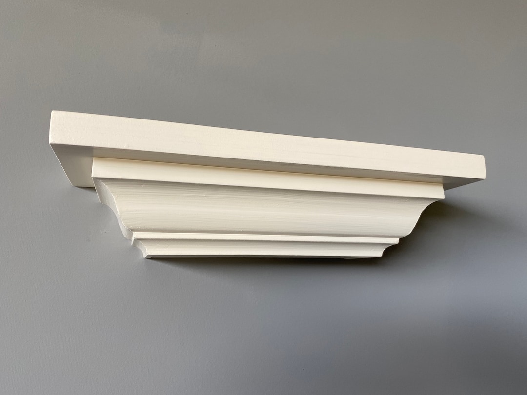 Crown Molding Shelf / Custom Color Crown Molding Shelves / Floating ...