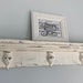 French Country Shelf With Groove / Distressed Picture Ledge Shelf ...