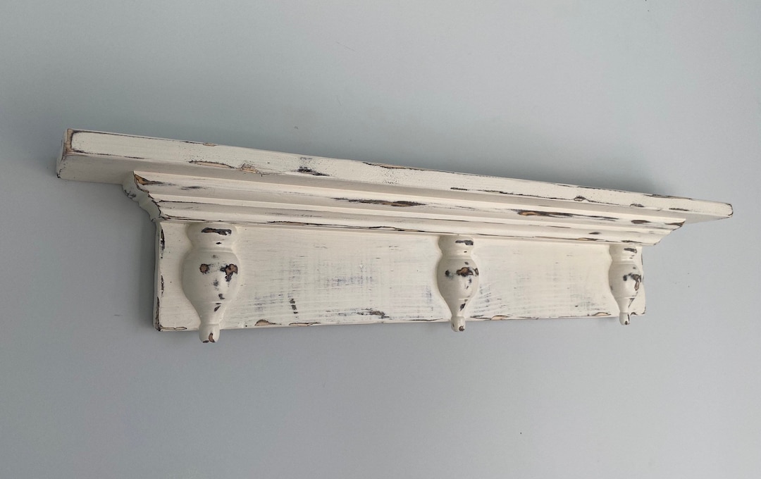 French Country Shelf / Distressed Picture Ledge Shelf / Kitchen Shelf ...