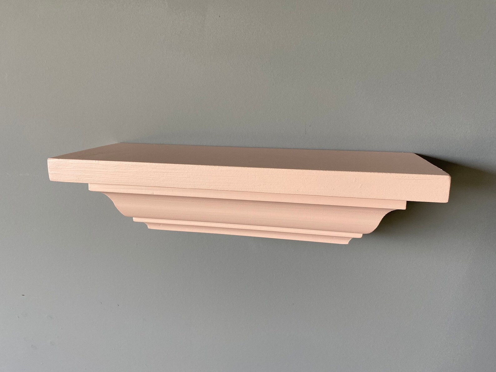 Custom Color Floating Shelf / Crown Molding Shelf / Kitchen Shelf ...