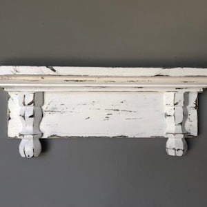 French Country Shelf / Distressed Floating Shelf / Kitchen Shelf ...