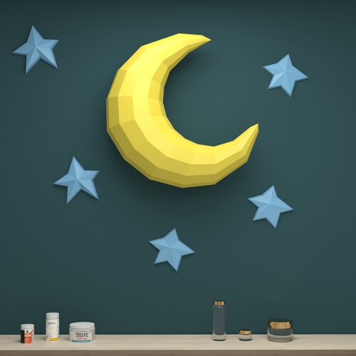 Rainbow Brite Papercraft 3D DIY Low Poly Paper Crafts Origami | Etsy