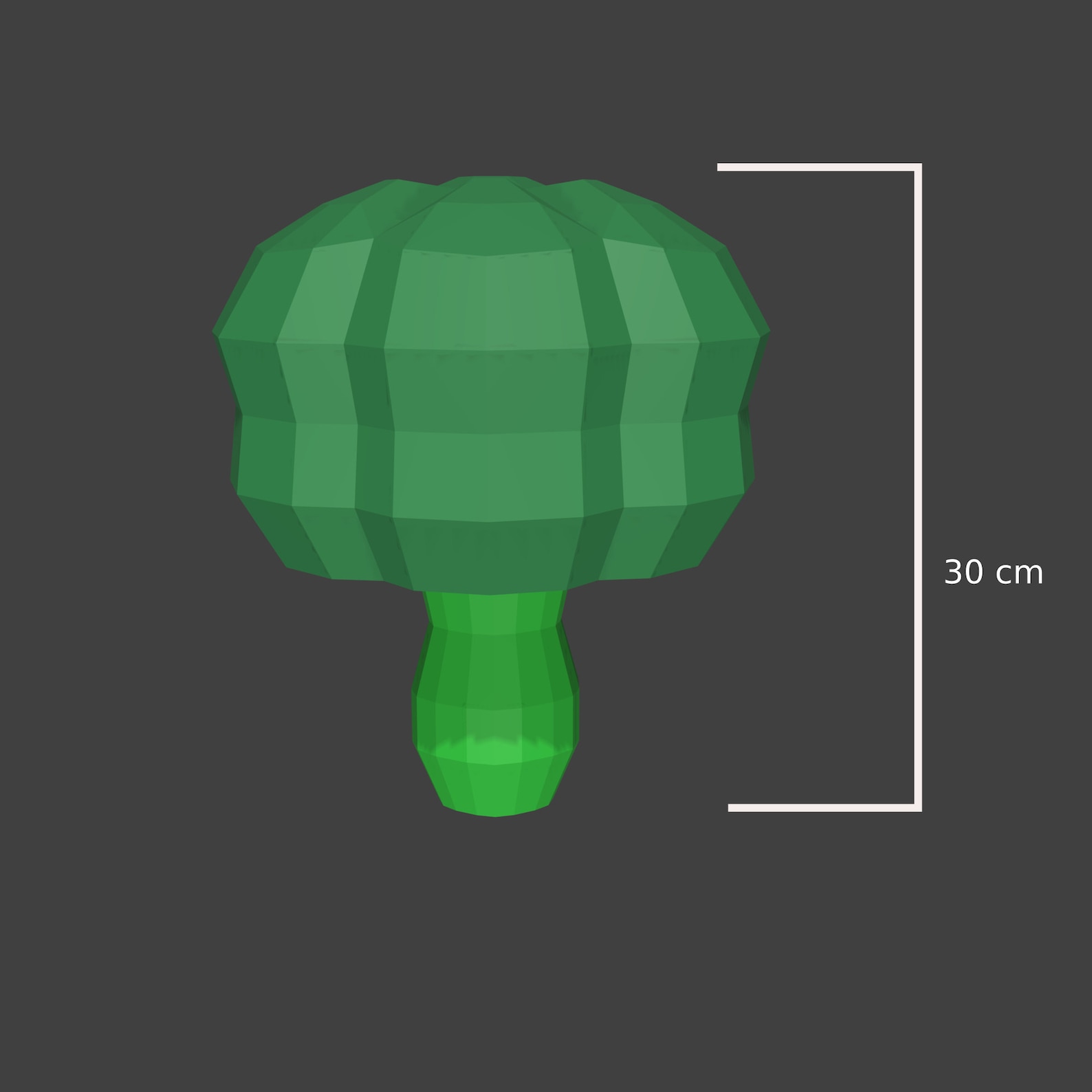 Broccoli 3D Papercraft DIY Paper Sculpture Paper Model - Etsy