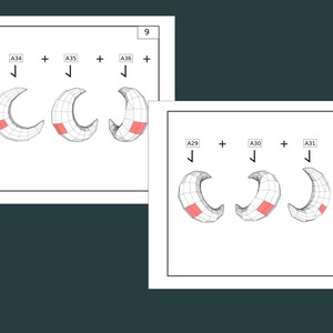 Moon Sky 3D Papercraft | DIY Paper Sculpture | Paper Model Pattern | Do ...