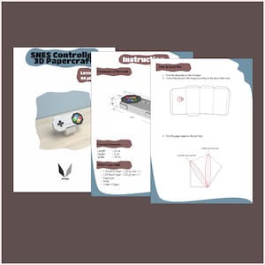 DIY Game Controller Bundle Papercraft: Low Poly Paper Model (PDF ...