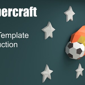 Fire Ball Meteor 3D Papercraft | DIY Paper Sculpture | Paper Model ...