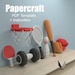 Sport Pack 3D Papercraft | DIY Paper Sculpture | Paper Model Pattern ...