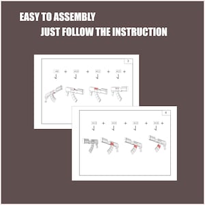 Military Weapons Bundle 3D Papercraft | DIY Paper Sculpture | Paper ...