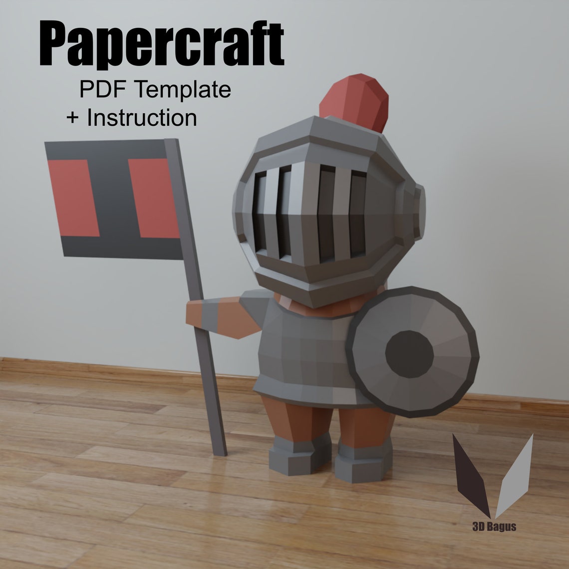 Gladiator Kid 3D Papercraft DIY Paper Sculpture Paper - Etsy