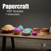 Dessert Food Pack 3D Papercraft | DIY Paper Sculpture | Paper Model ...
