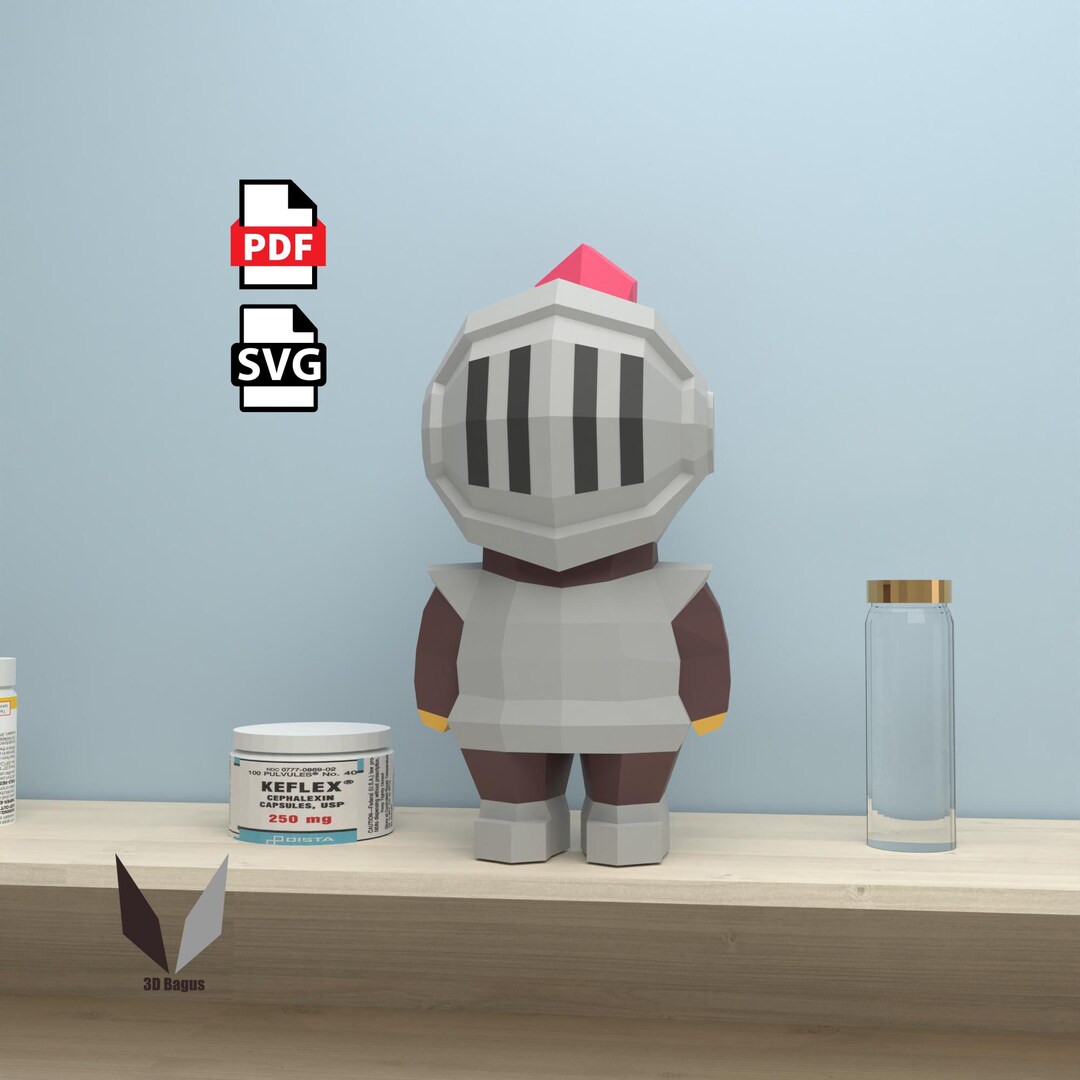 Gladiator Kid Mini 3D Papercraft | DIY Paper Sculpture | Paper Model ...