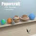 Planet Papercraft Bundle: DIY Low Poly Paper Sculpture (PDF Pattern) - Etsy