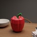 Bell Pepper 3D Papercraft DIY Paper Sculpture Paper Model Pattern Do It ...