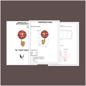 Basketball Wall 3D Papercraft | DIY Paper Sculpture | Paper Model ...