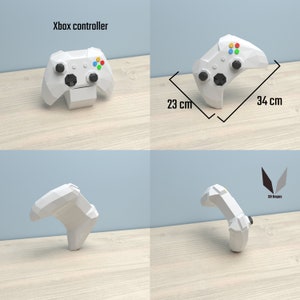 DIY Game Controller Bundle Papercraft: Low Poly Paper Model (PDF ...