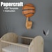 Basketball Wall 3D Papercraft DIY Paper Sculpture Paper Model Pattern ...